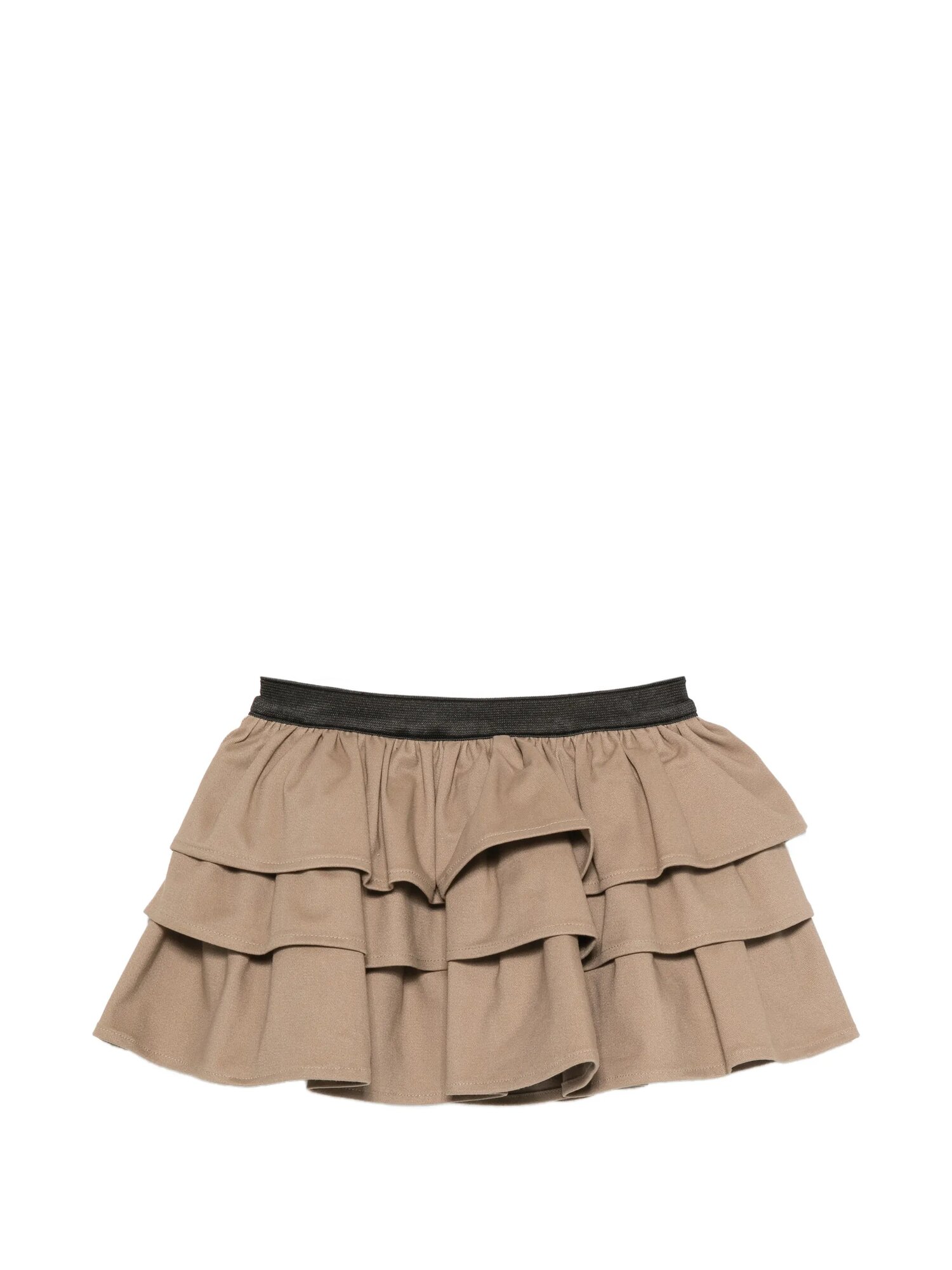 Юбка Tiered ruffled cotton skirt