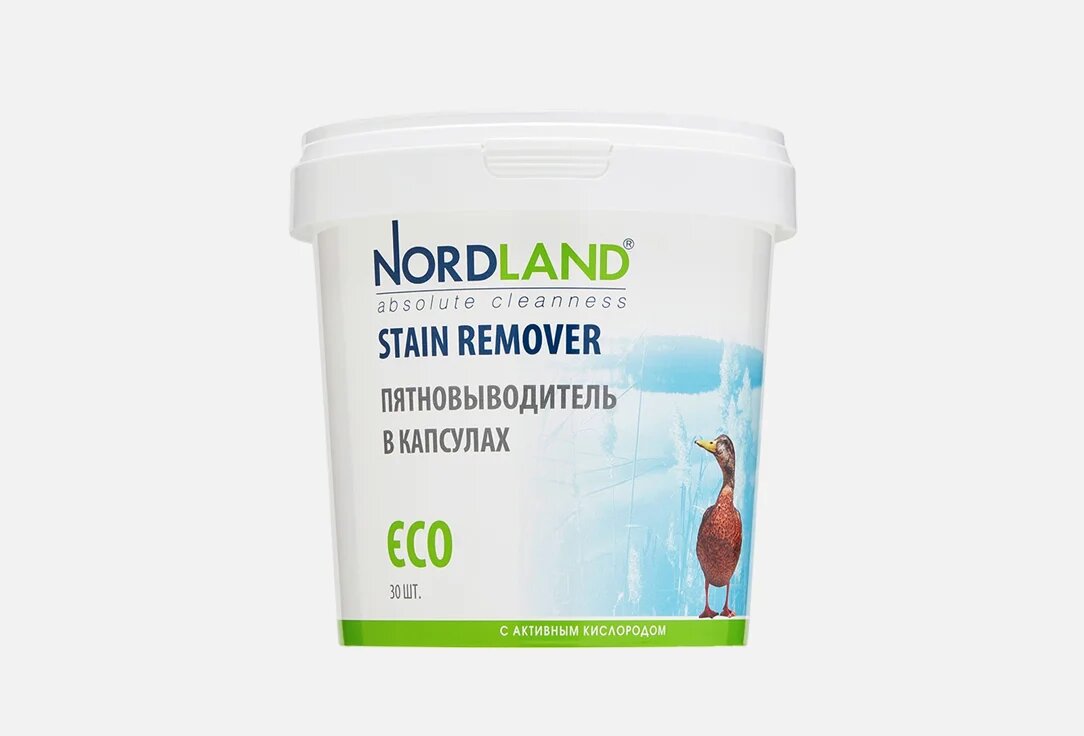 NORDLAND Stain remover Пятновыводитель с активным кислородом 30 шт