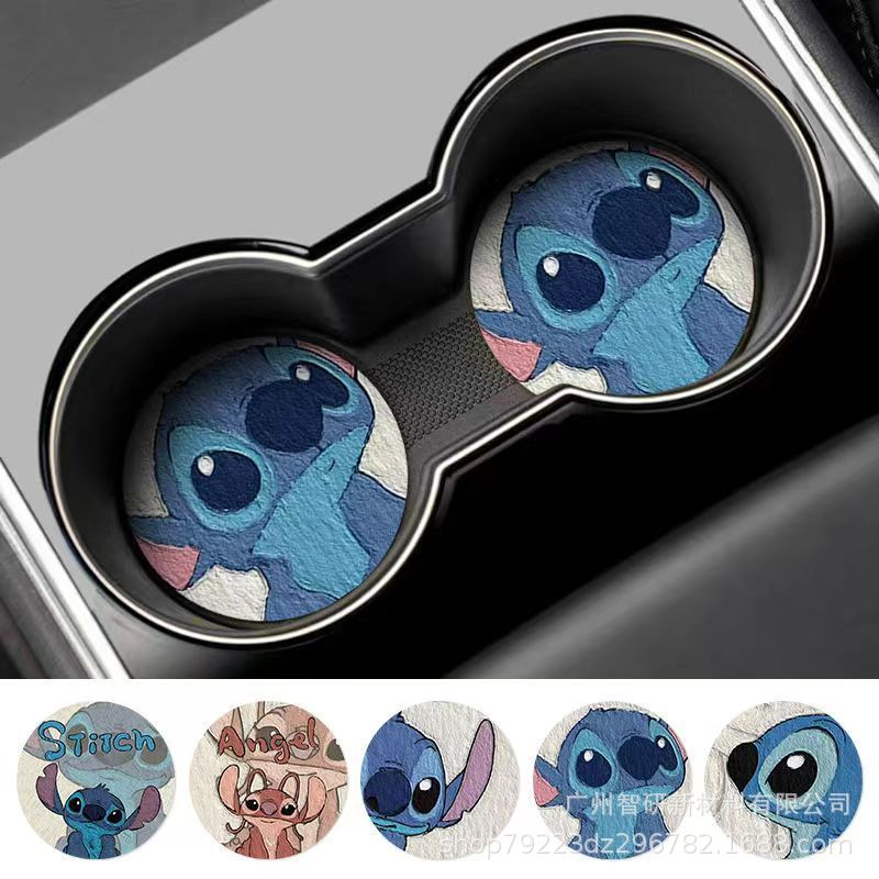 Автомобильные подставки Disney Anime Cartoon Lilo & Stitch Kawaii，Нос Стэйт.