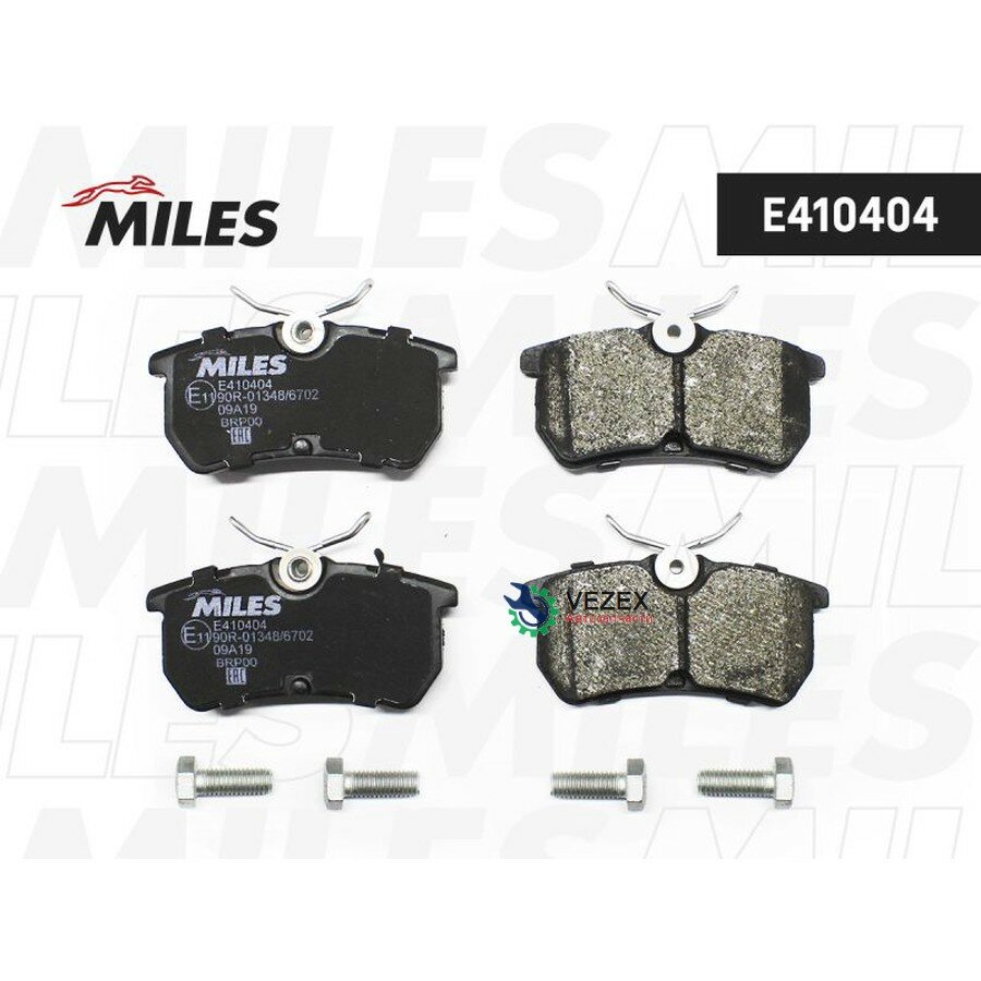 MILES E410404 Колодки тормозные дисковые