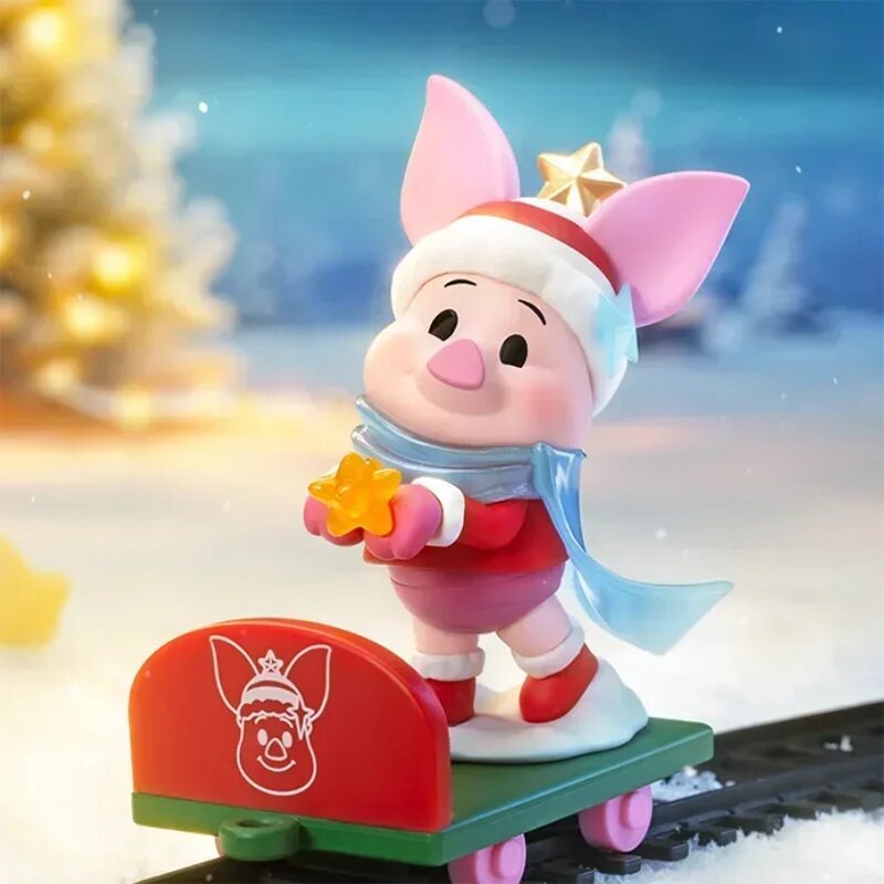 POP MART Disney Piglet Винни-Пух, Розовый Wishing Star Snow
