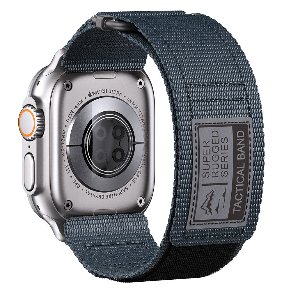 Нейлоновый ремешок с петлей для Apple Watch Ultra 3 2 1 (49 мм) и Series 11 10 9 8 7 6 5 4 SE 3 2 1 (46 мм, 45 мм, 44 мм), мягкий эластичный спортивный ремешок из нейлона для iWatch для Apple Watch Ultra для Series 11 для Apple Watch SE