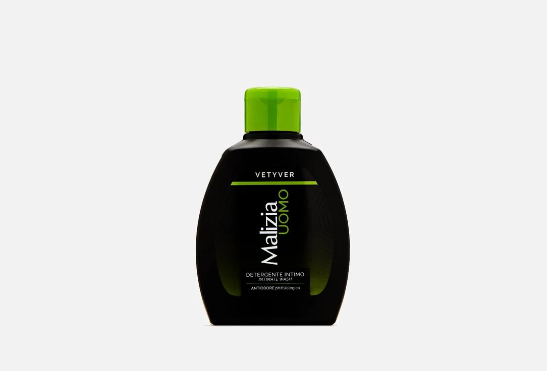 MALIZIA INTIMATE WASH VETYVER Гель для интимной мужской гигиены 200мл