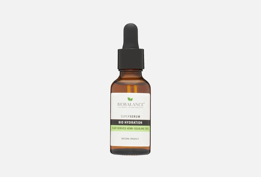 BIOBALANCE PLANT-DERIVED HEMI-SQUALANE 100% DRY OIL Увлажняющее сухое масло для лица 30мл