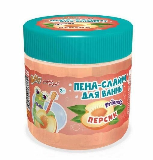 Baffy Пена-слайм для ванны Персик , 150мл