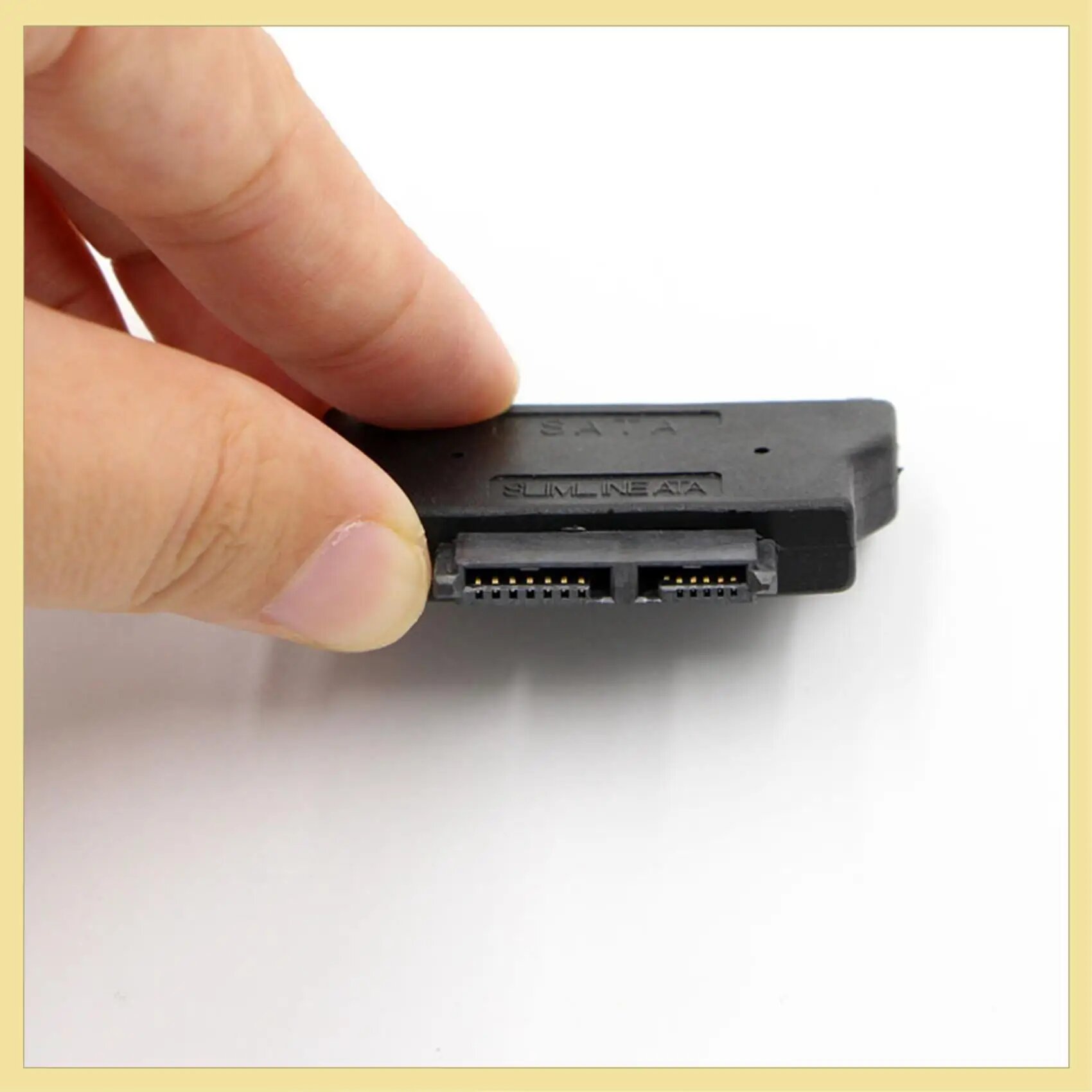 SATA адаптер 22-pin male to Slim 7+6 13pin female