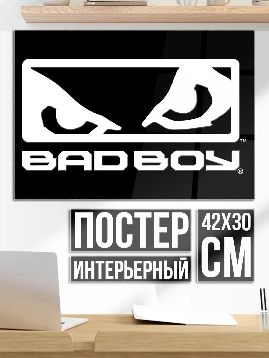 Плакат постер Логотип Bad Boy