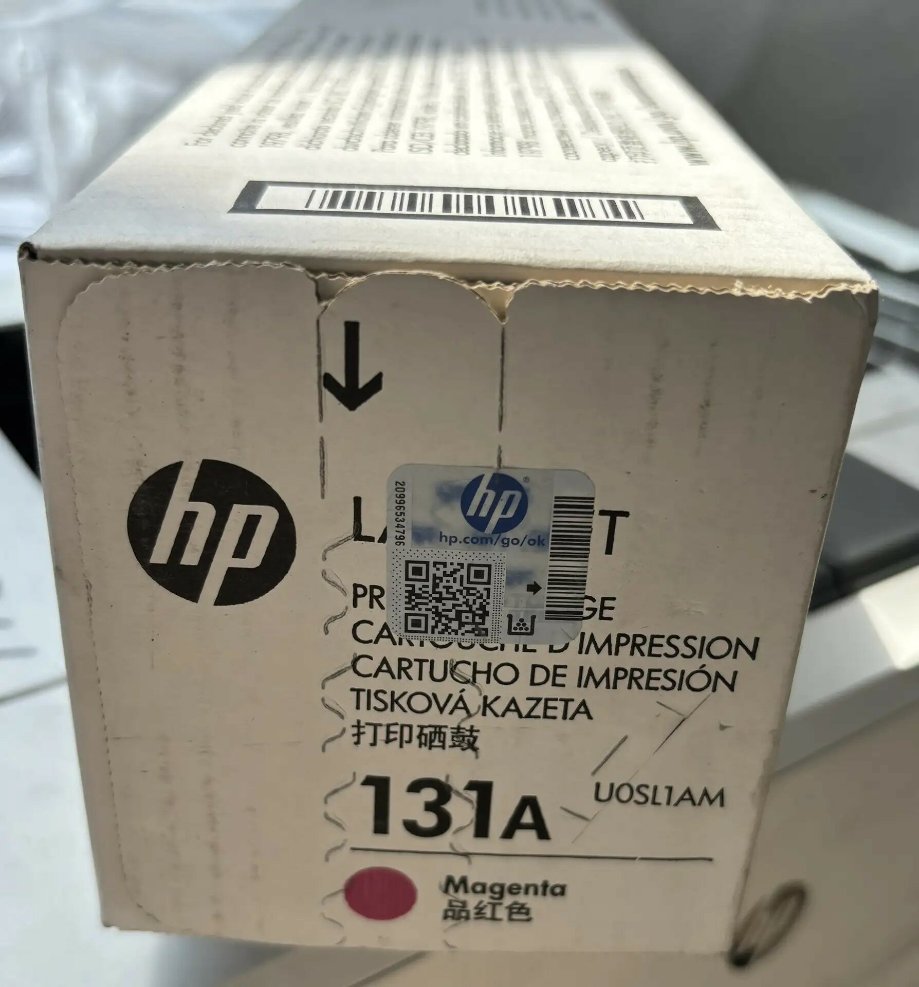 Картридж лазерный HP CF213A (131A) оригинальный, пурпурный (1 800 стр.) для LaserJet Pro 200 color M251/M276