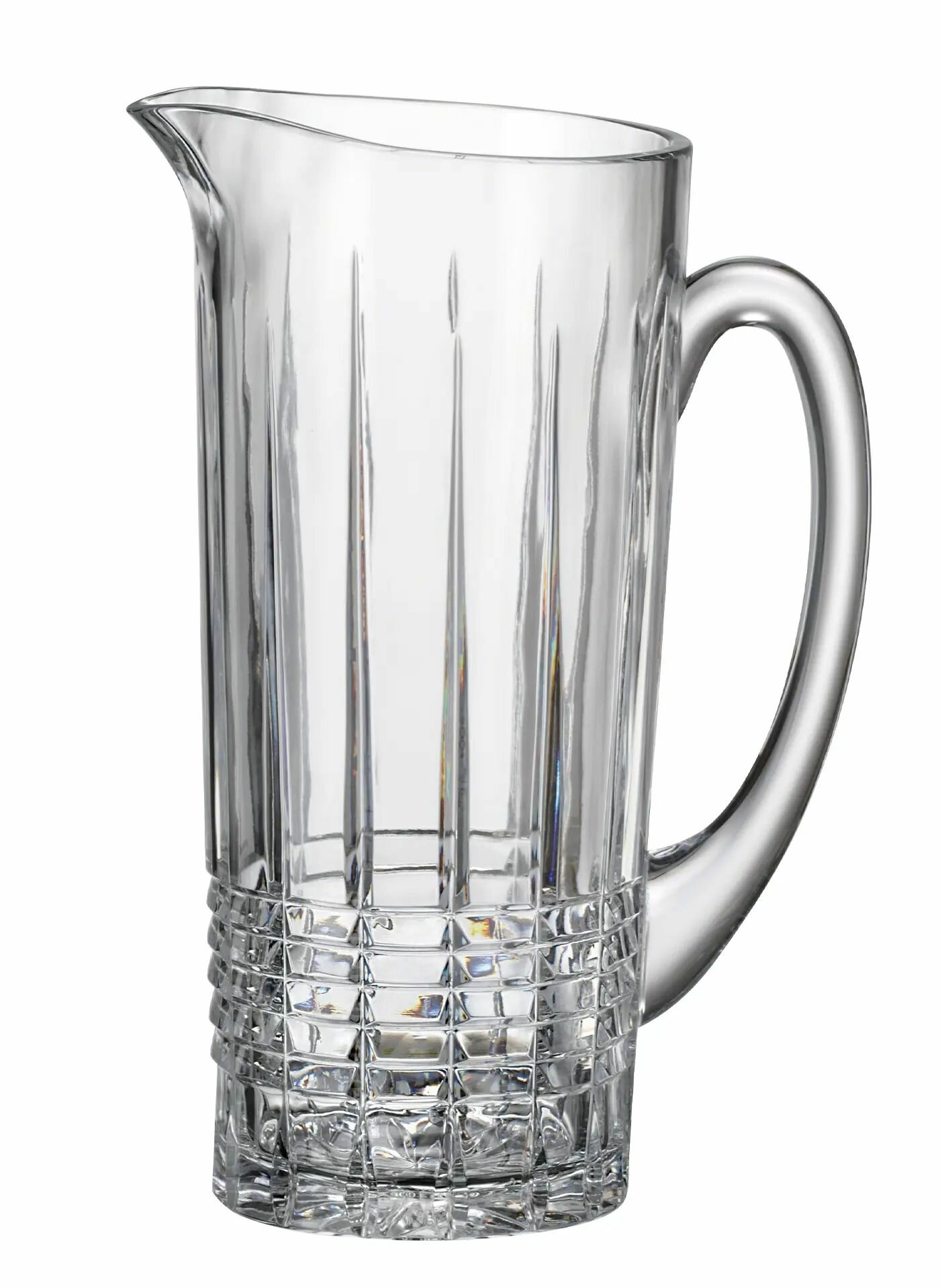 Кувшин "PINNA", 1150 мл, прозрачный, стекло, Crystal Bohemia/ БСС0792
