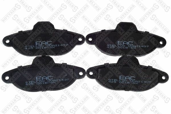 STELLOX Тормозные колодки передние для Fiat Punto/Siecento, Lancia Y 1.1/1.2 93>
