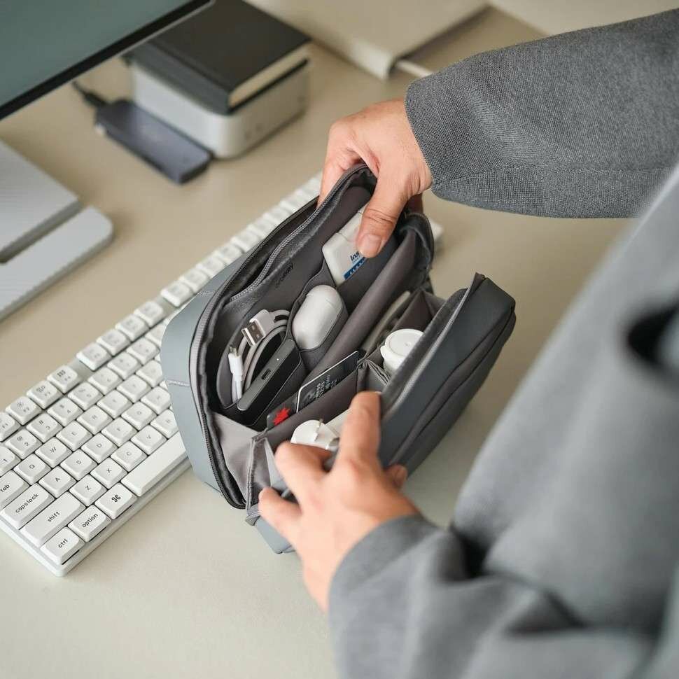 Несессер Orbitkey, ширина: 8 см., высота: 14 см., длина: 23 см., , graphite — фото 1