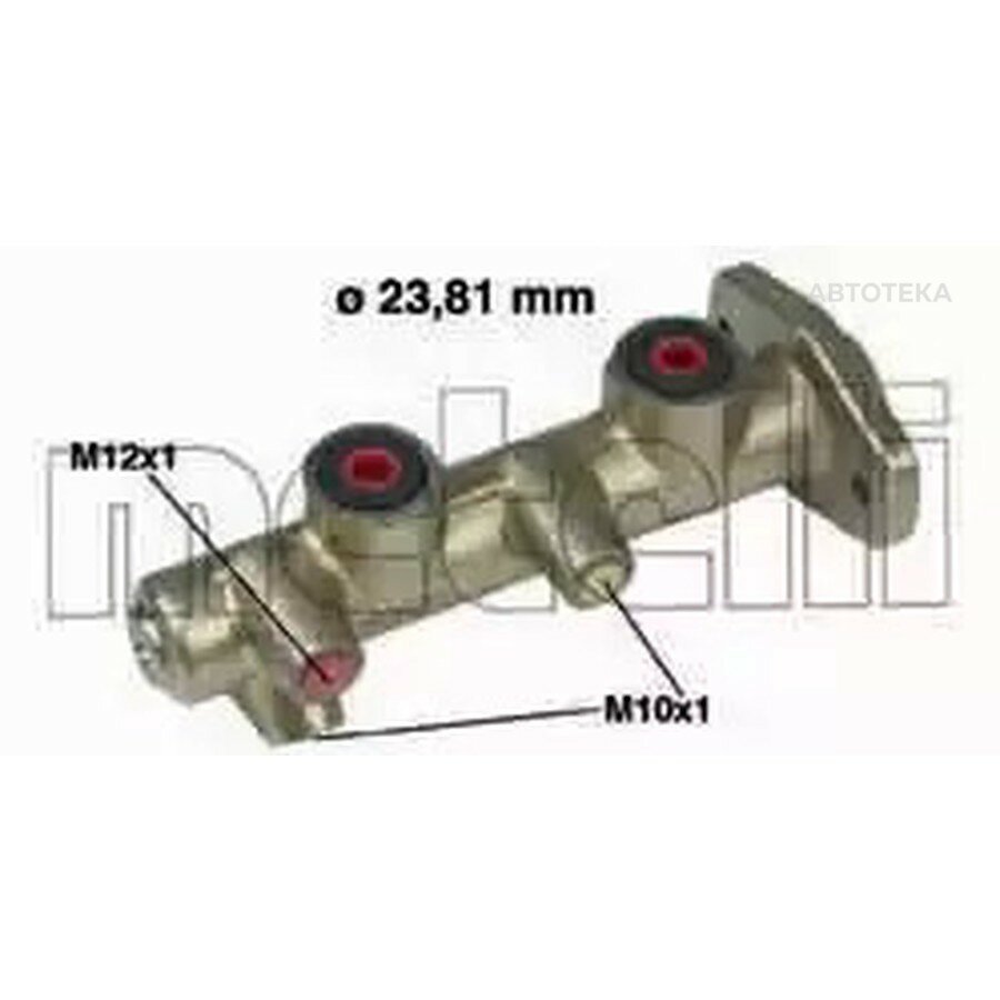 Главный тормозной цилиндр (23.81mm) METELLI 050270