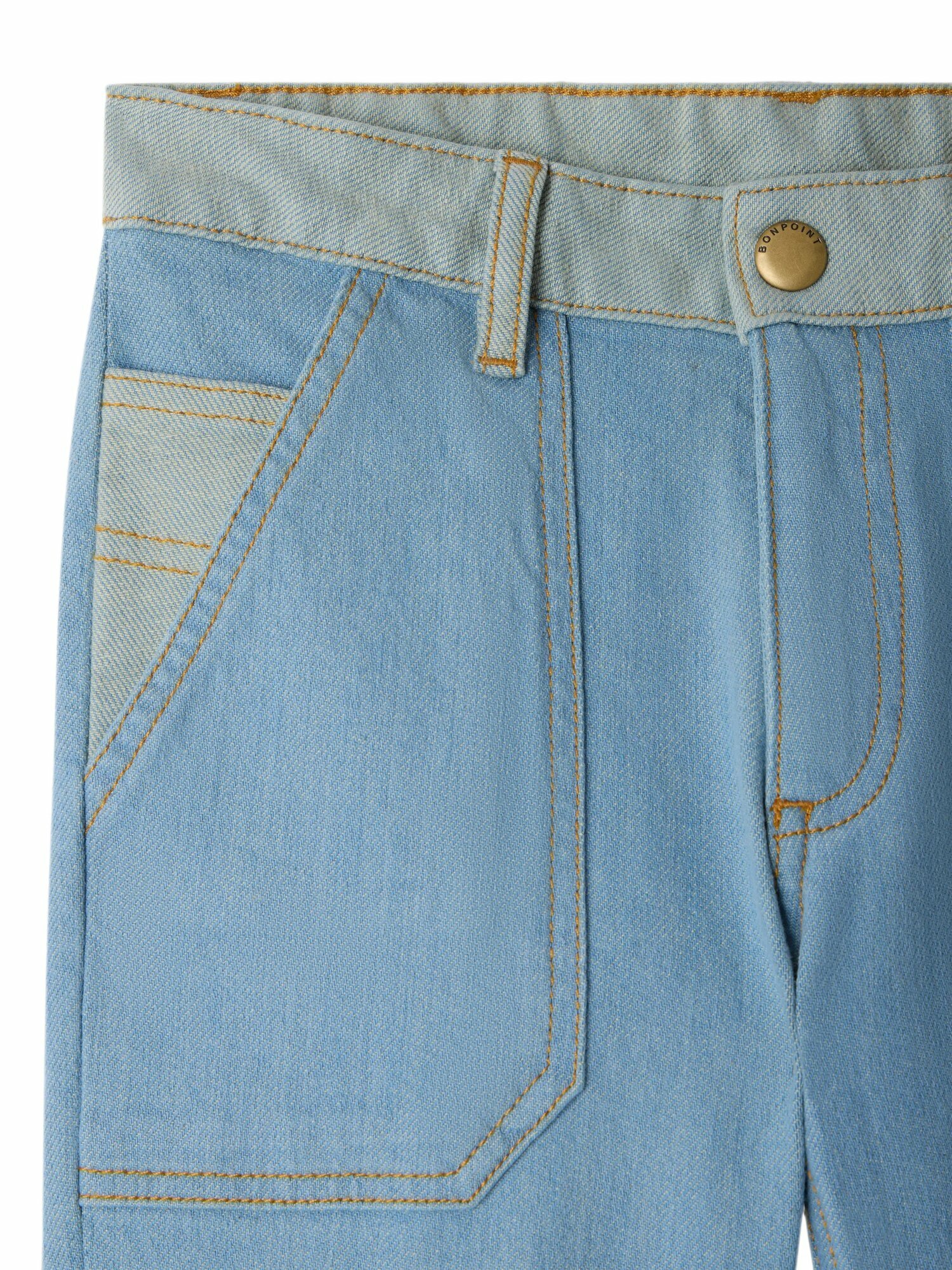 Джинсы Bonpoint Panelled Gael jeans, размер 6 лет, синий — фото 1