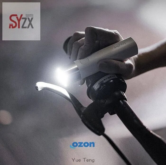 Фонарь ручной Xiaomi SOLOVE Portable Flashlight, Белый, Алюминий, 85 г, 11.7х2.5х2.5 см — фото 1