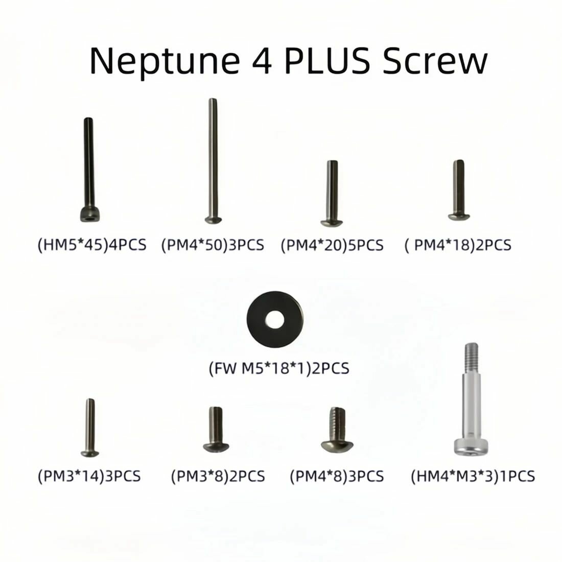 Винты для 3D-принтеров Elegoo Neptune 4 PLUS