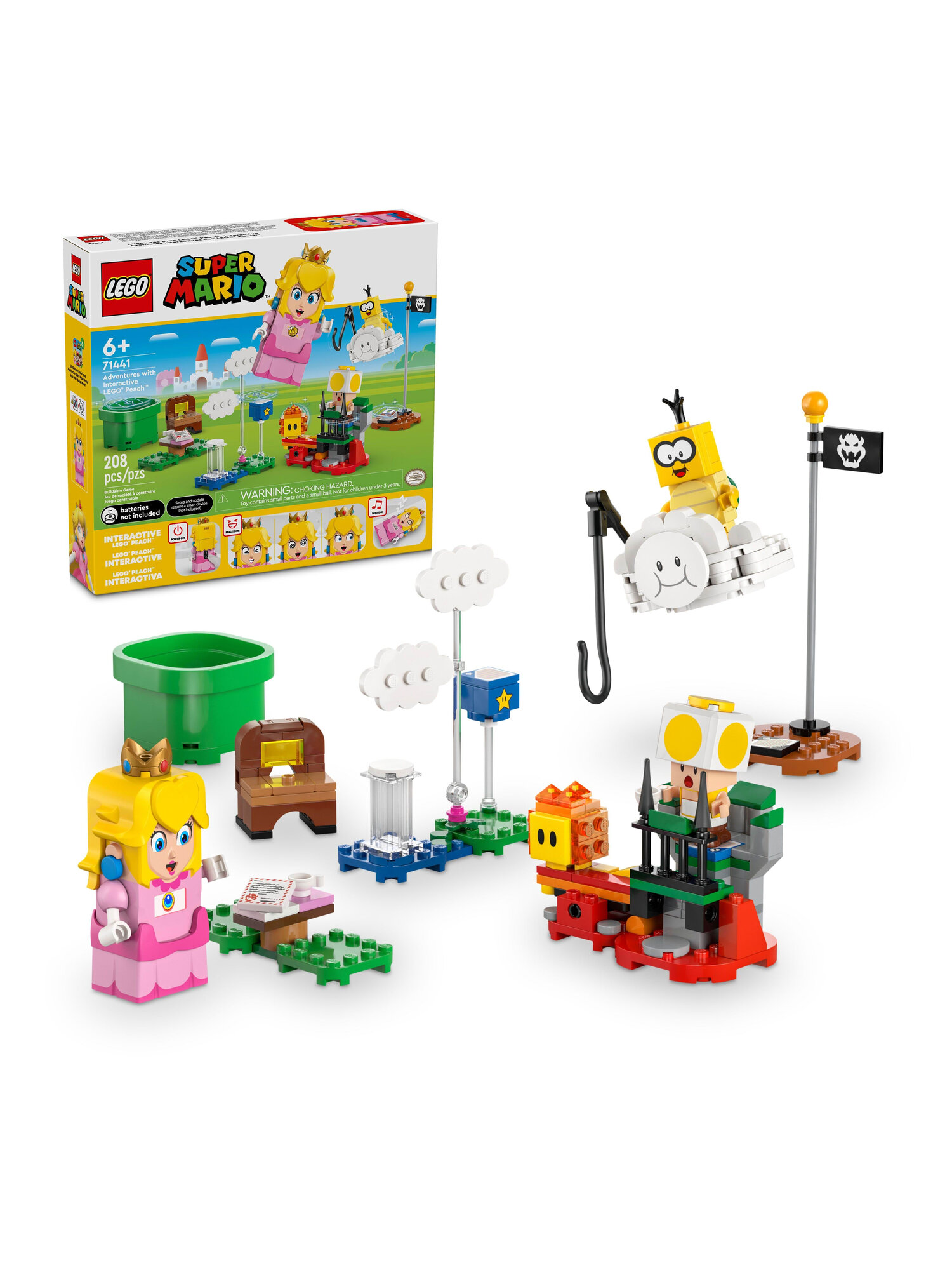 Конструктор LEGO® Super Mario 71441 Приключения с интерактивной принцессой Пич, 208 дет.