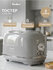 Тостер TESLER TT-245 GREY, 6 режимов, 815 Вт, разморозка, подогрев, 2 тоста