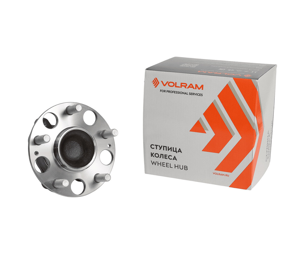 Ступица с подшипником в сборе Volram VR34279 задняя ABS+ 5 болтов для Honda Civic 8 FD (06-12)