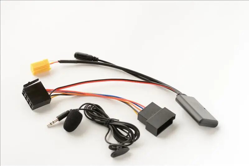 Biurlink Bluetooth 5,0 Aux кабель адаптер для микрофона ISO 6Pin с жгутом проводов для Fiat Grande Punto Alfa Romeo