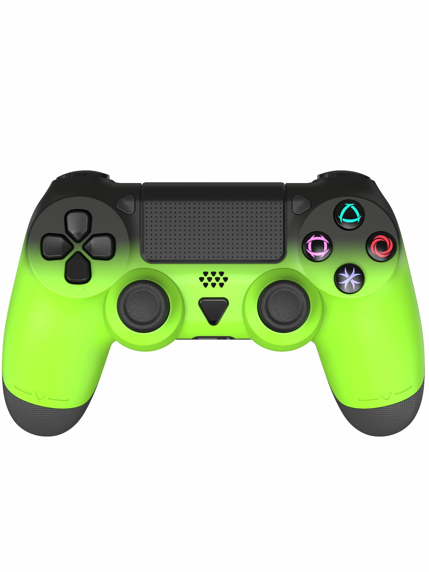 Беспроводной геймпад DOBE для PS4 / Джойстик Dualshock PS4, черно-зеленый