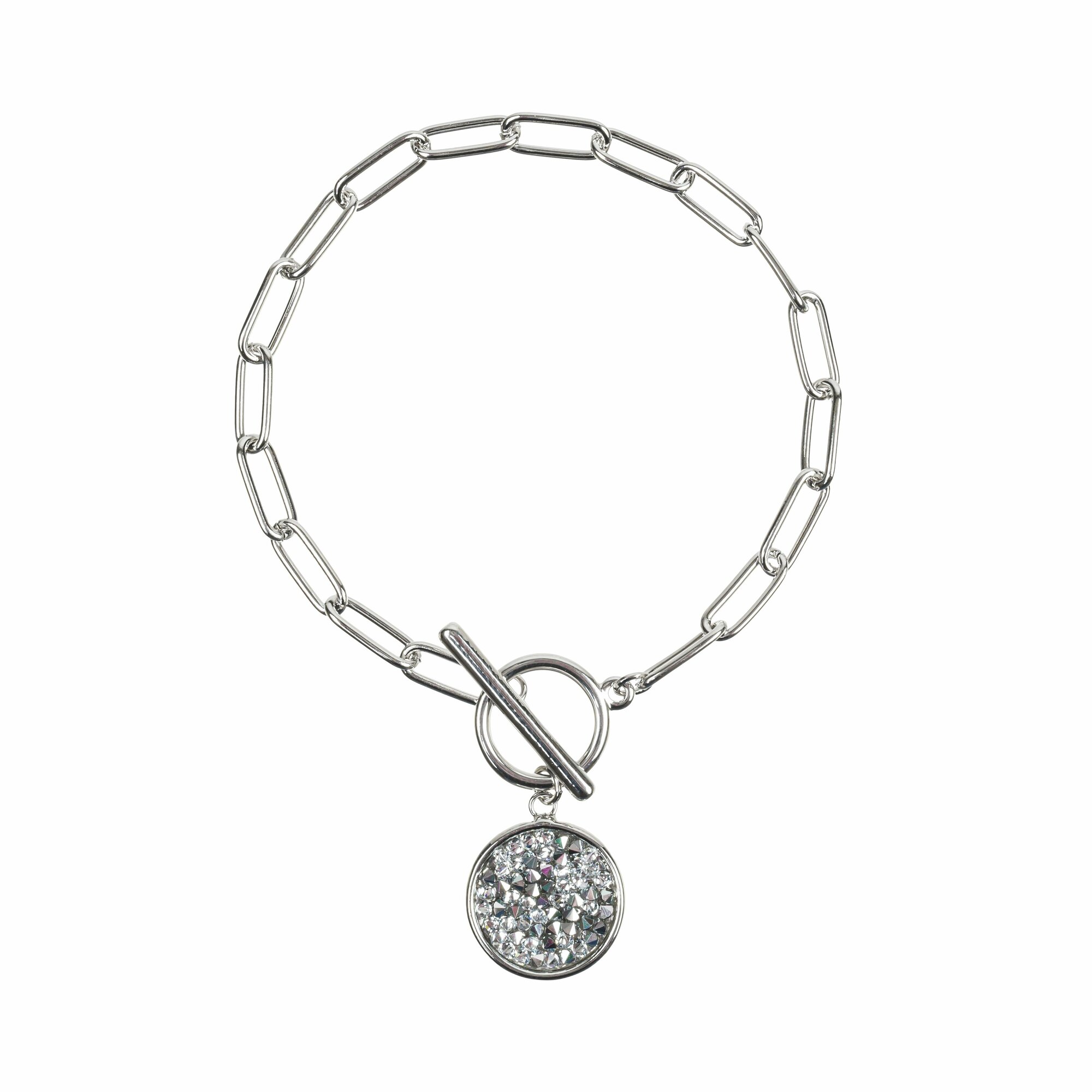 Браслет, стразы, хрусталь, кристалл, кристаллы Swarovski