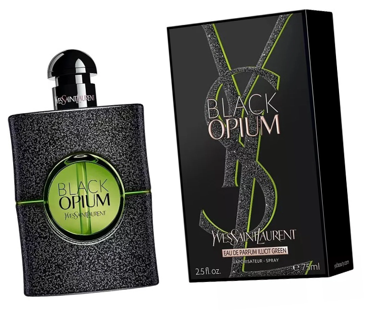 Ysl Black Opium Illicit Green 75 мл парфюм / Ив Сен Лоран Блек Опиум Иллисит Грин для женщин