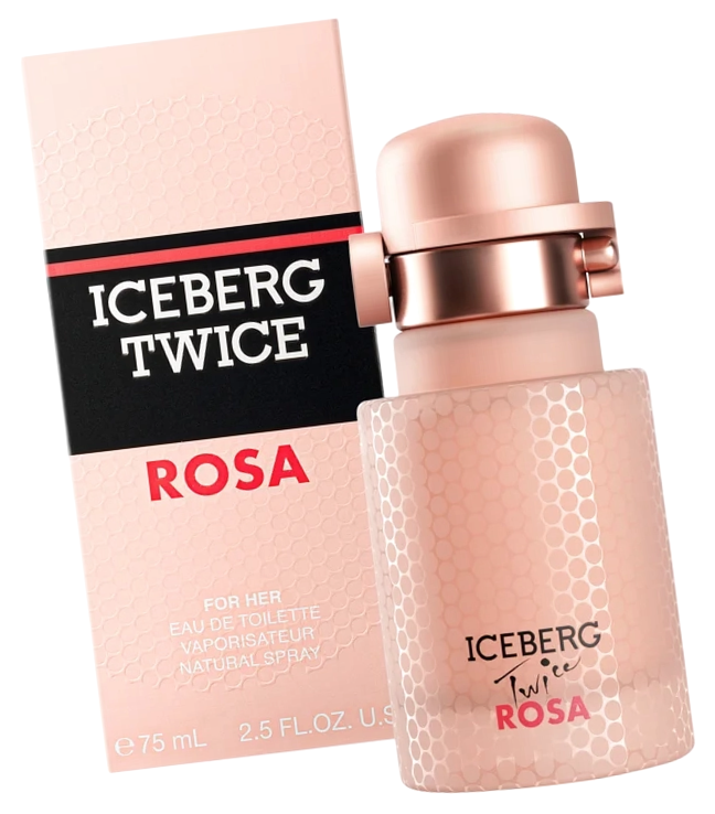 Туалетная вода Iceberg Twice Rosa 75 мл женская - Айсберг Твайс Роза