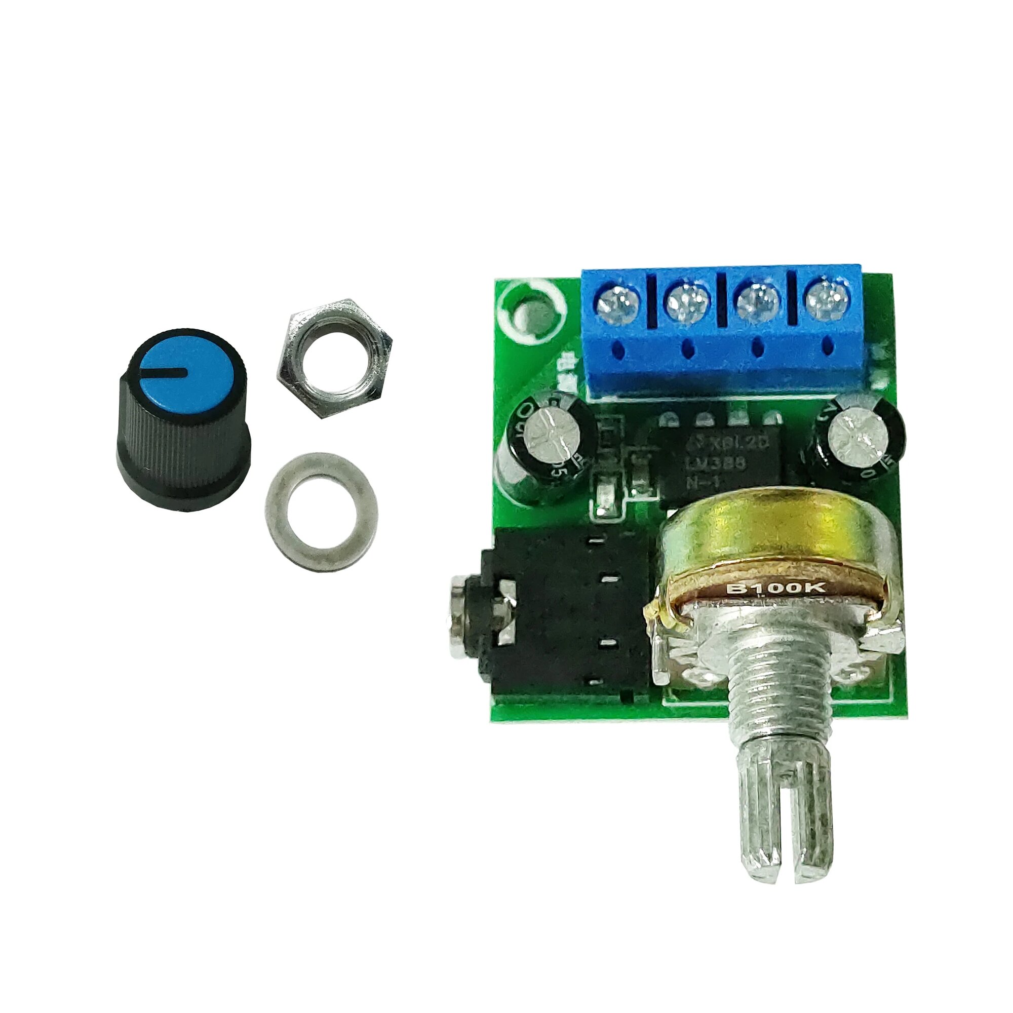 Моноусилитель HESAI LM386, 0.5W-10Вт, 3-12В, Цвет: 1pcs