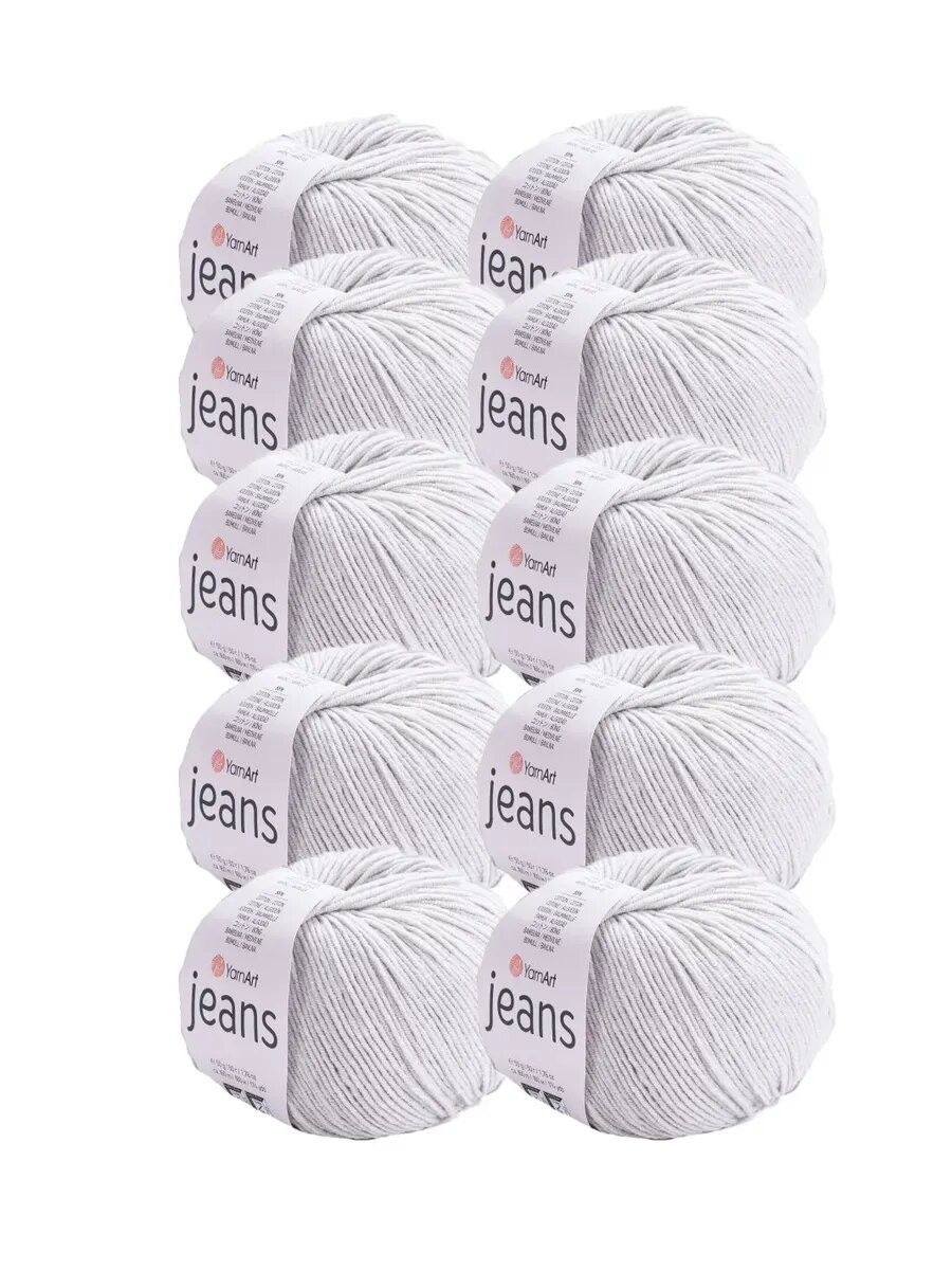 Пряжа Jeans 49, 10 шт.