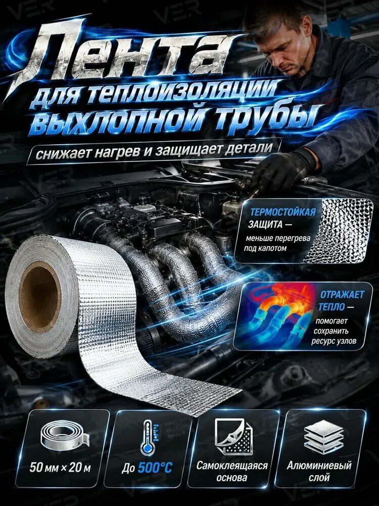 Клейкая лента 50 мм 20 м, 1 шт