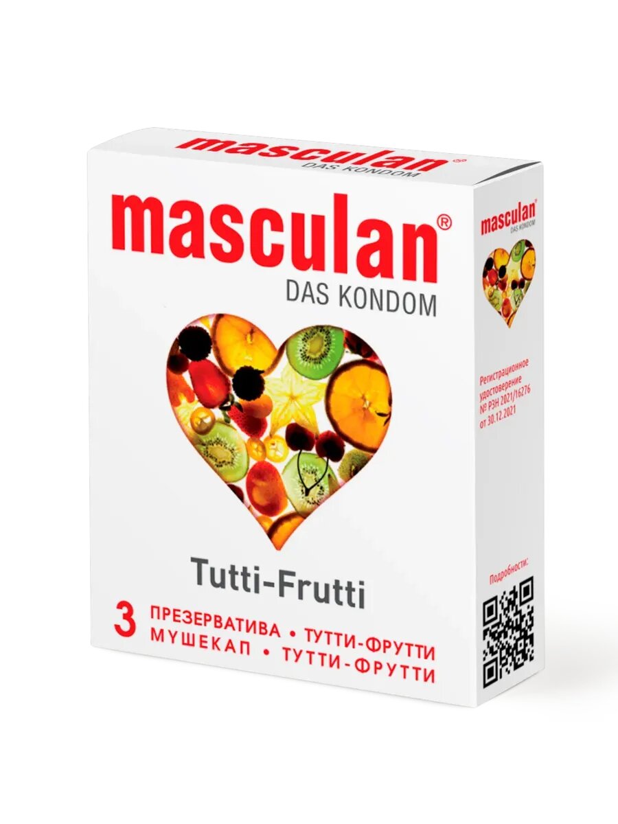 Презервативы Masculan Tutti-Frutti 3 шт