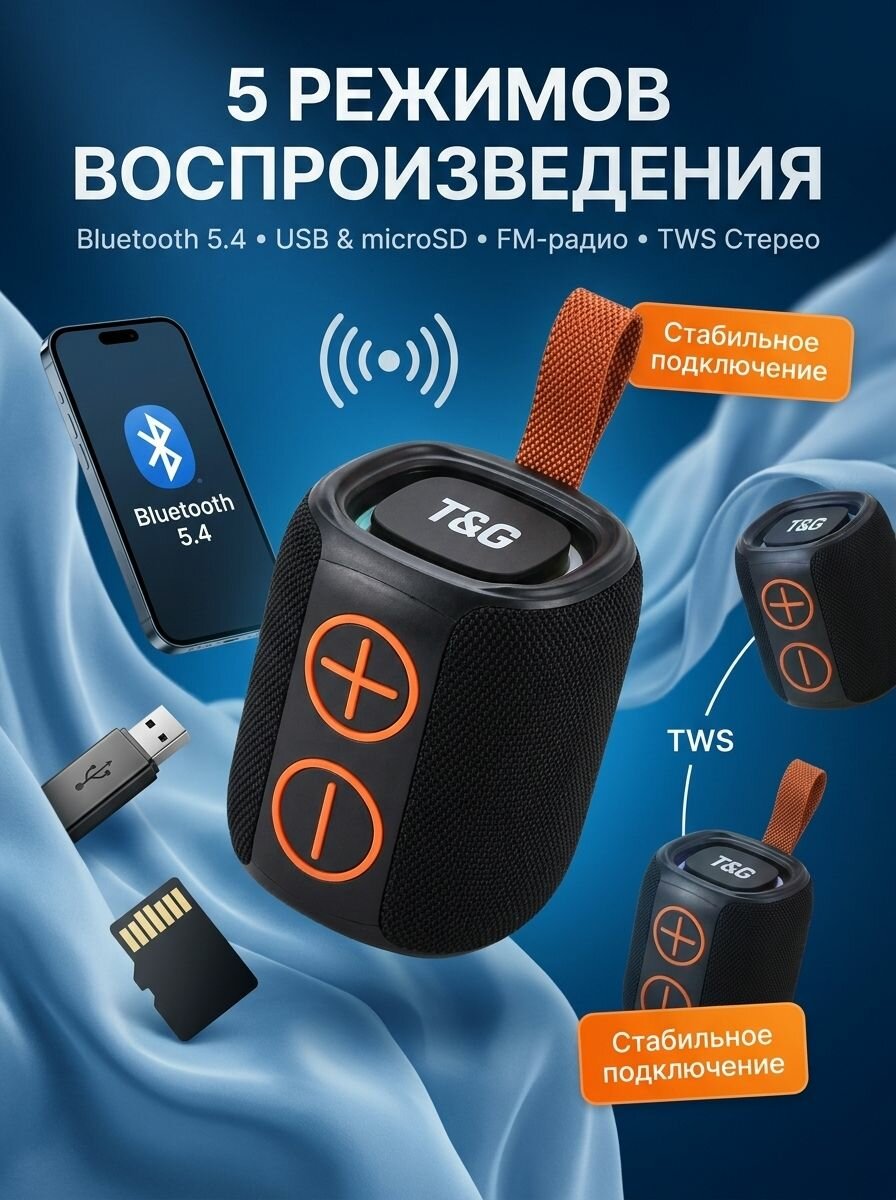 Беспроводная колонка 15 вт