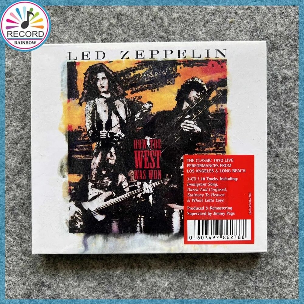 CD Led Zeppelin How The West Was Won 3CD 1Z03960 запечатанный совершенно новый альбом
