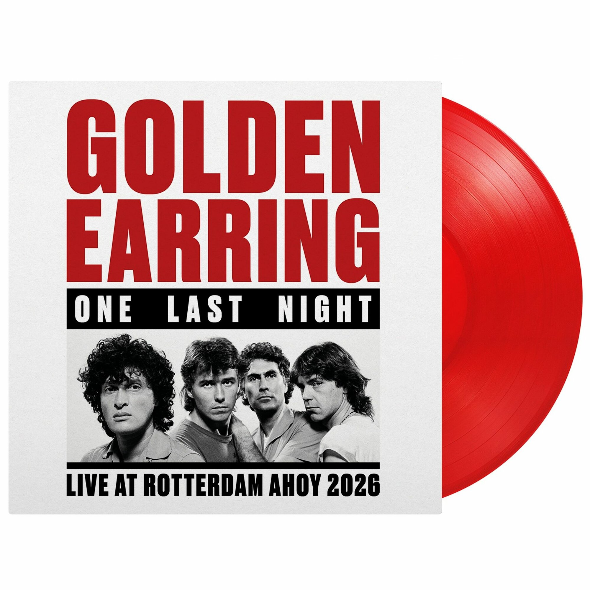 Виниловая пластинка Golden Earring (The Golden Earrings) - One Last Night (LIve At Rotterdam Ahoy 2026) (180g) (Limited Numbered Edition) (Red Vinyl) (LP) (1 LP)
