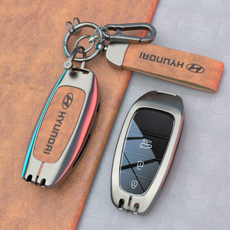 Ключен для современных автомобилей Модель Д Прозрачный эмблема Цинковый сплав Ключевой брелок Графитовый коричневый С