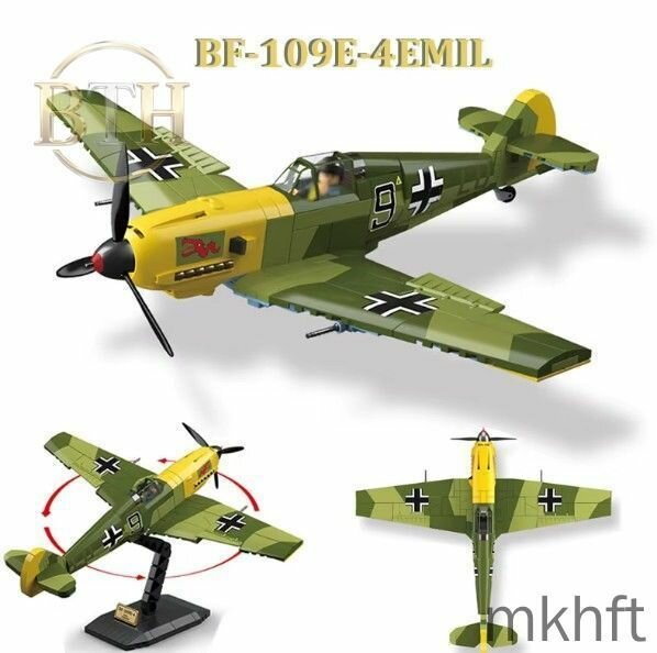 Конструктор Самолет / Немецкий BF-109Е-4 631 деталей 100288