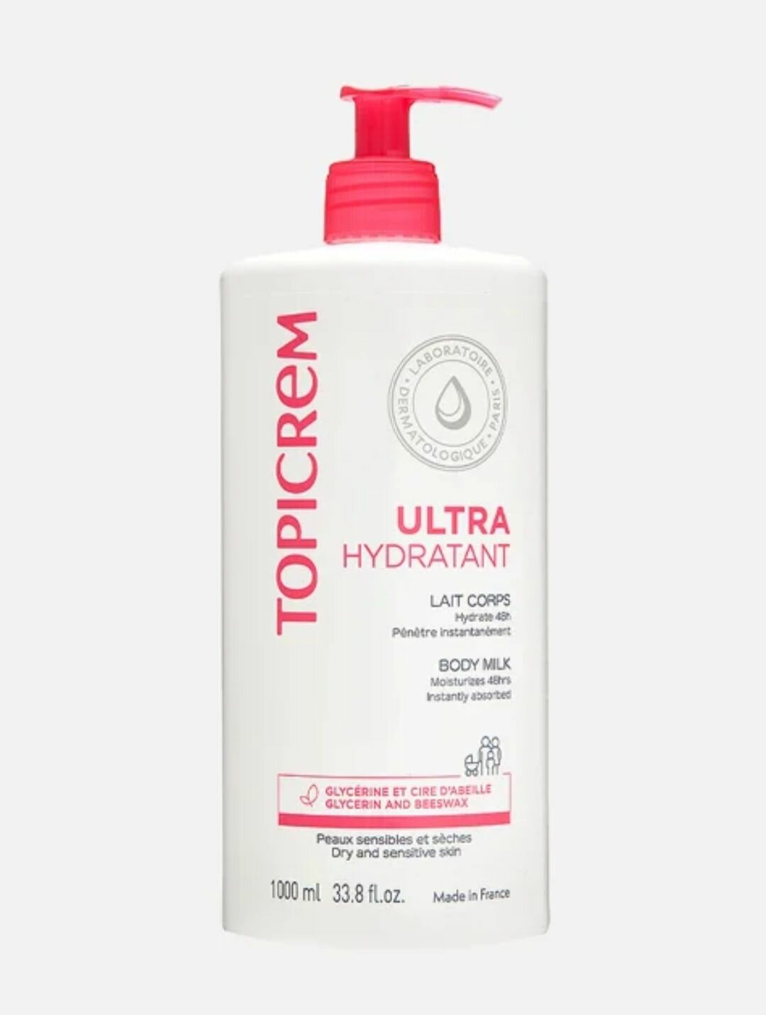 Увлажняющее молочко для тела TOPICREM ultra hydratant
