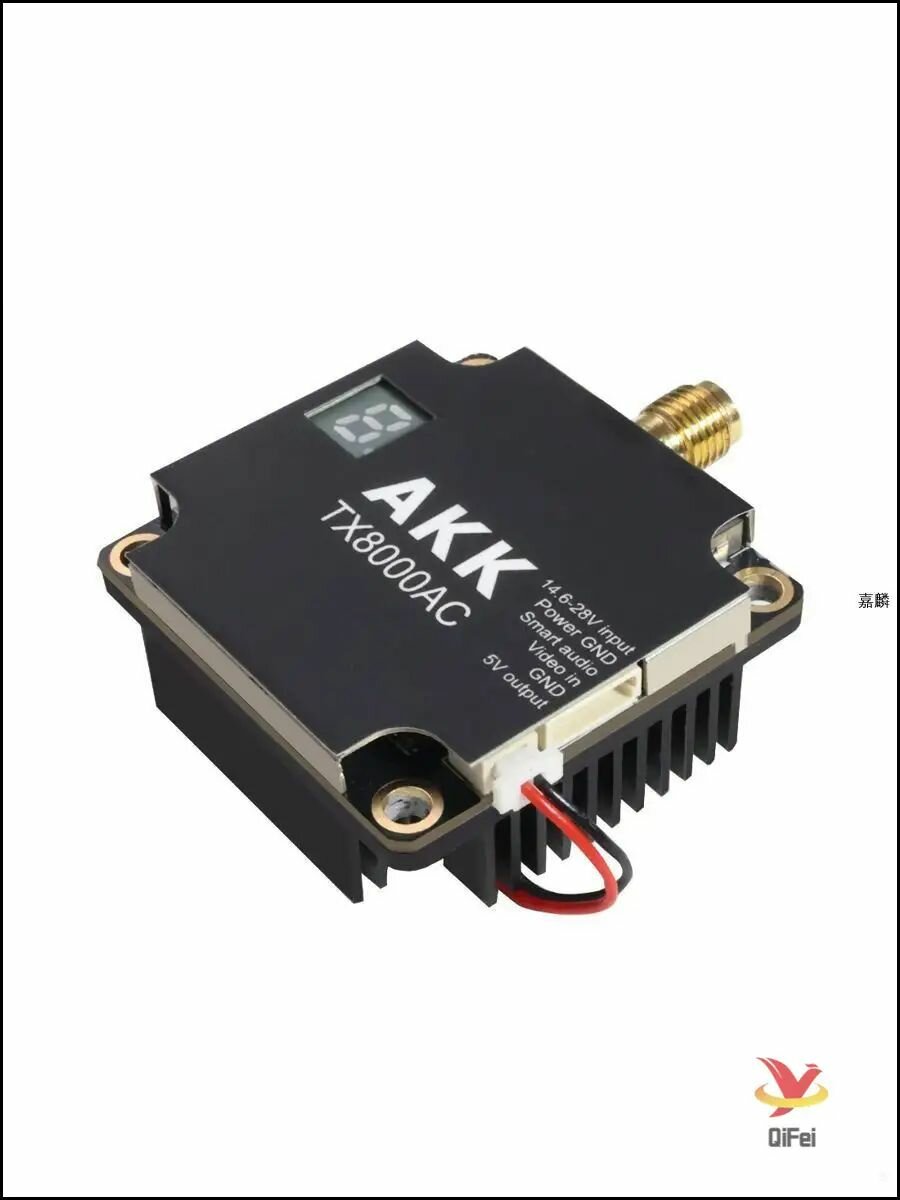 Видеопередатчик AKK-Ultra-Long-Range-TX8000AC-3 штуки в комплекте (сверхширокий диапазон 96CH, 8W, 4.9G-6G)-x