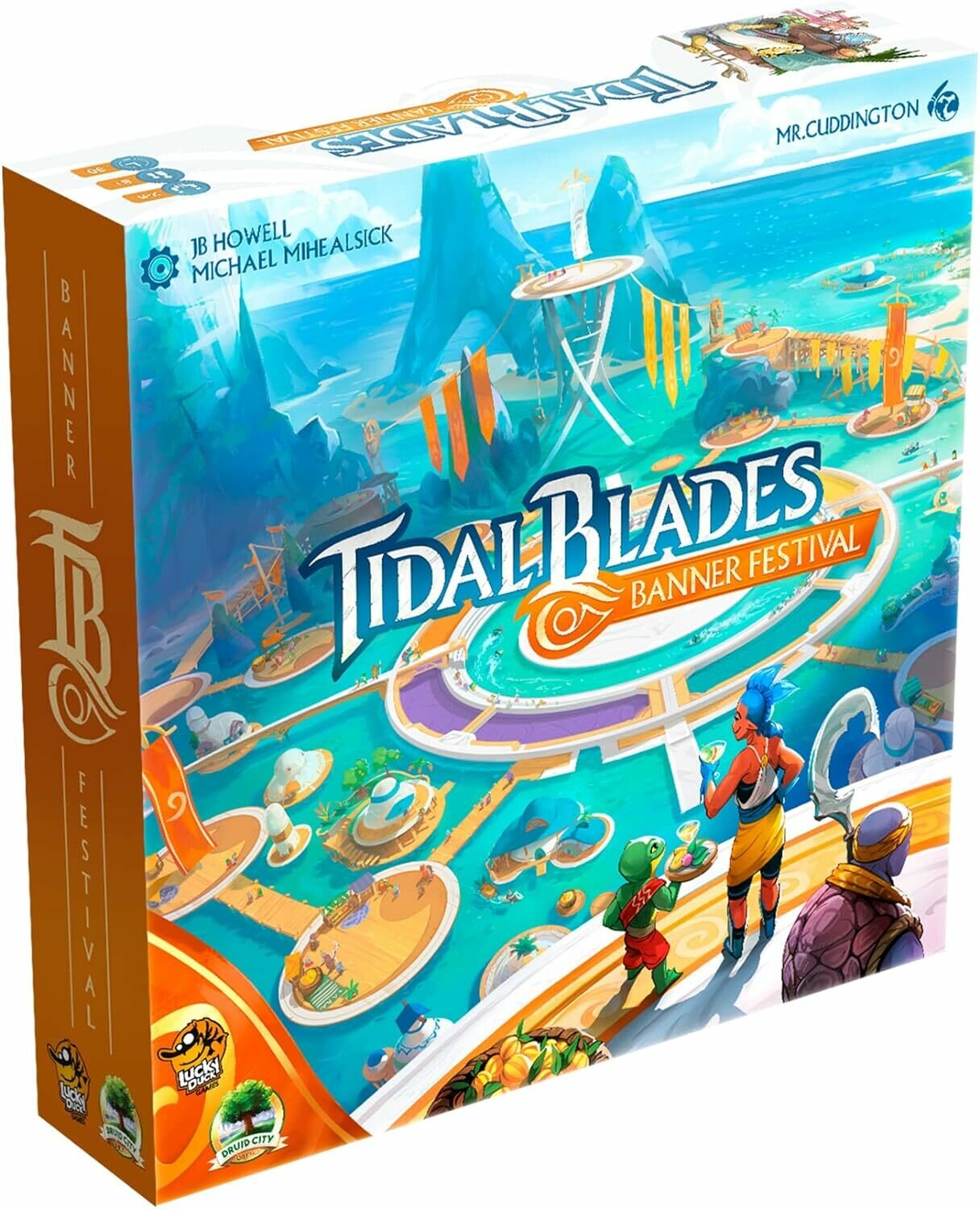 Настольная игра Tidal Blades. Banner Festival / Приливные Клинки. Фестиваль Знамен на английском языке