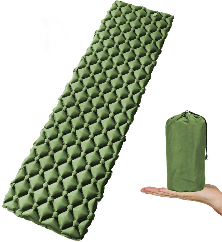 Коврик туристический надувной Skully Airpad 190х58х5 olive