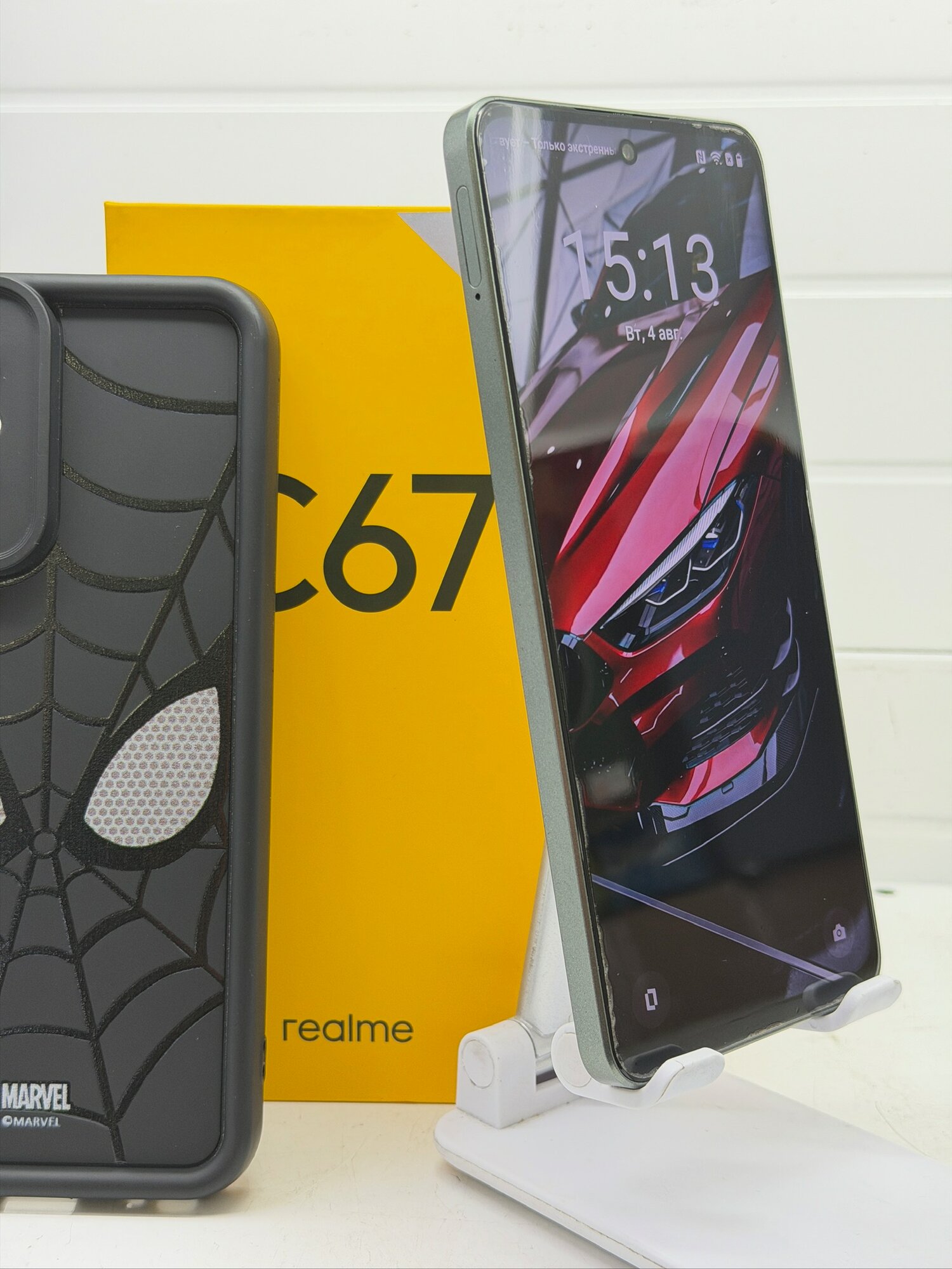 Б/У смартфон Realme C67, 8/256 ГБ, Android 14, Аккумулятор 5000 мАч, NFC, 4G, черный