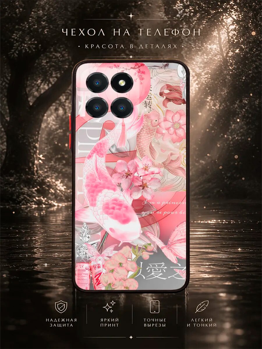 Матовый чехол на Honor X6 Китайская эстетика