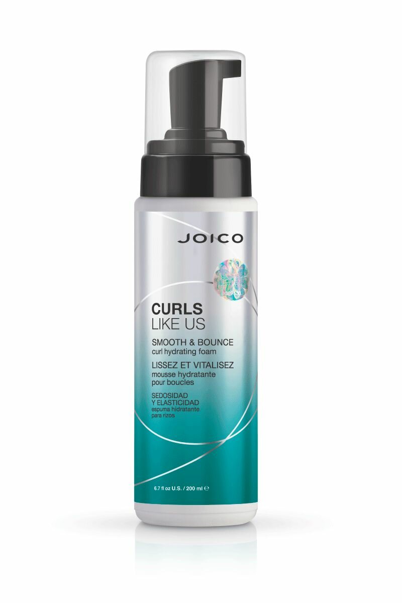 Увлажняющая пенка для локонов Joico Curls Like Us Smooth & Bounce, 200 мл