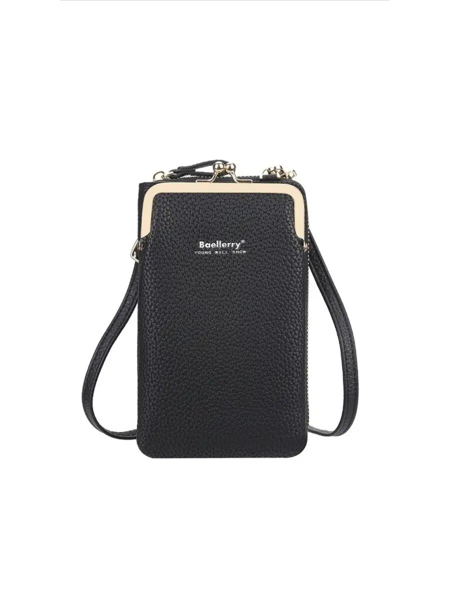 Нагрудный кошелёк TAMINI, черный — фото 1