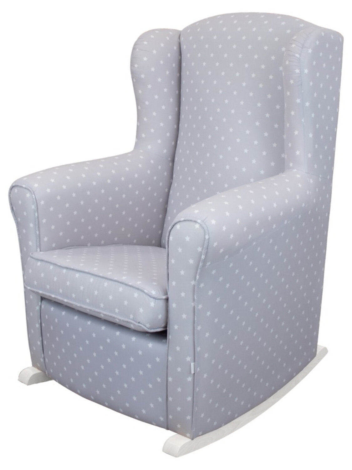 Кресло-качалка Micuna Wing/Nanny Relax белый/серый (white/grey galaxy)