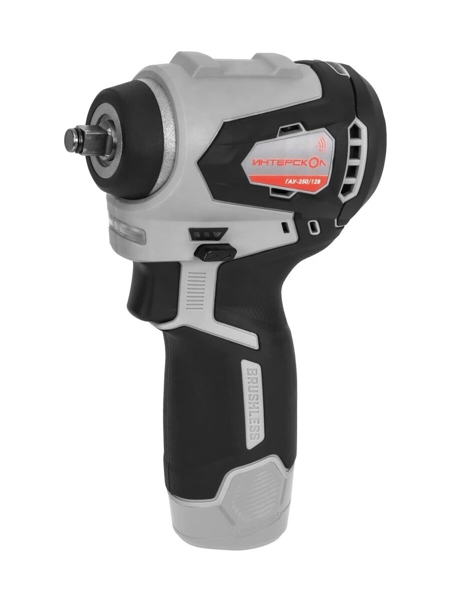 Ударный гайковерт Интерскол ГАУ-250/12ВЭ 250Н*м черный/серый