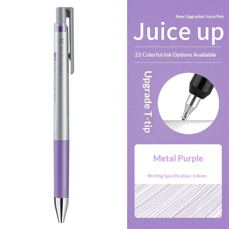 Гелевая ручка PILOT Juice Up 22 цветов Фиолетовый, 0.4mm M Purple Pen