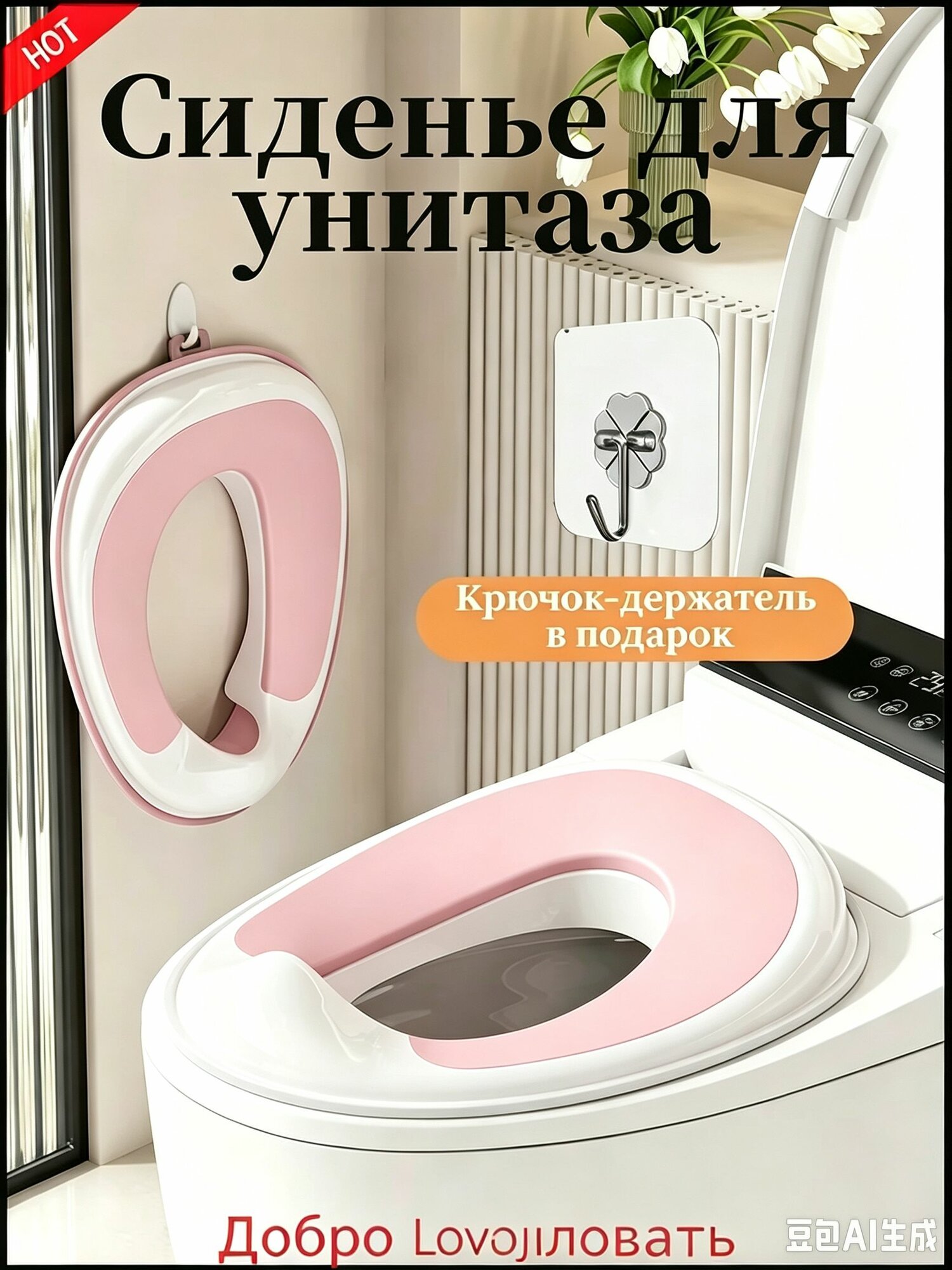 Накладка на унитаз детская/сиденье для унитаза/горшок детский/