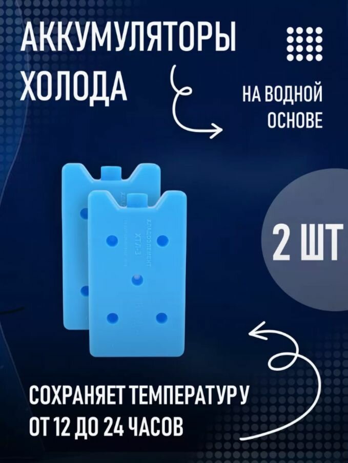 Аккумулятор холода для термосумок и термоконтейнеров 2 шт