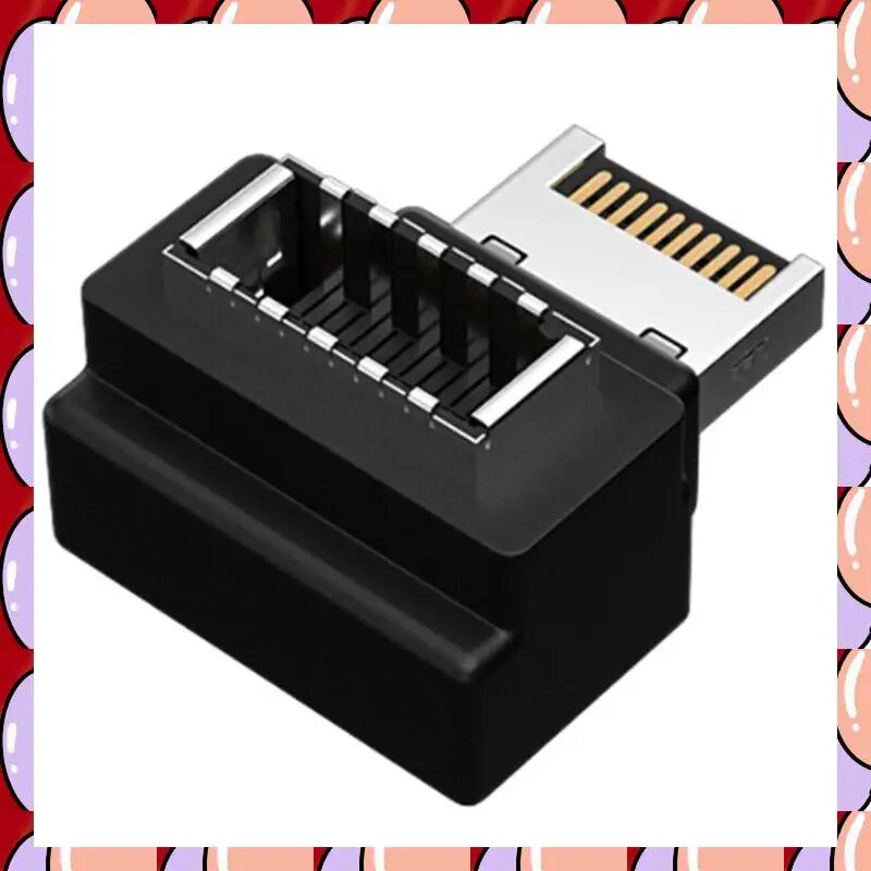 USB 3.1 адаптер для передней панели Black B